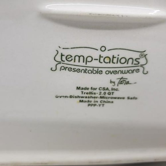 Temp-tations by Tara | Dining | Tara Temptations Presentable Ovenware ...
